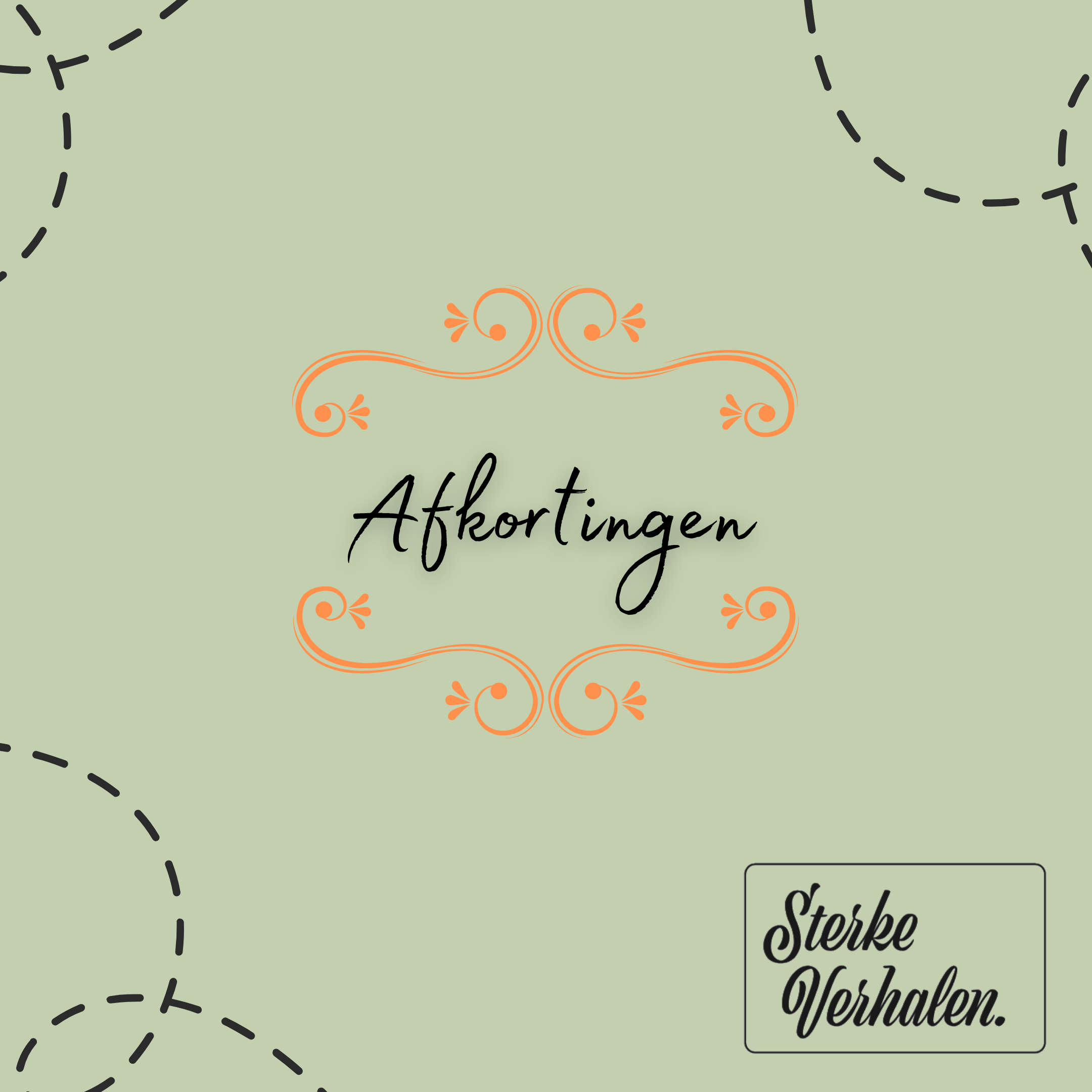 Afkortingen | Hoofdletters, kleine leters of punten? | Sterke Verhalen